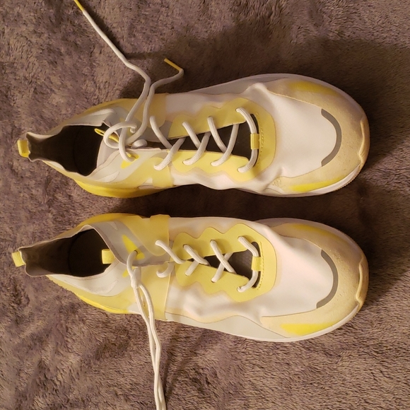 Fabletics | Shoes | Fabletics Yellowwhite Sneakers | Poshmark